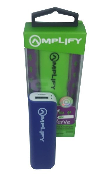 Power Bank 2000mAh with Charge cable USB to Micro USB – Amplify – Telia-C